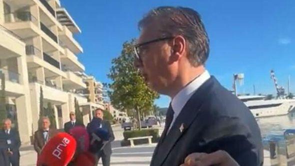 Vučić iz Tivta: Protiv mene se godinama vodi brutalna kampanja u Crnoj Gori
