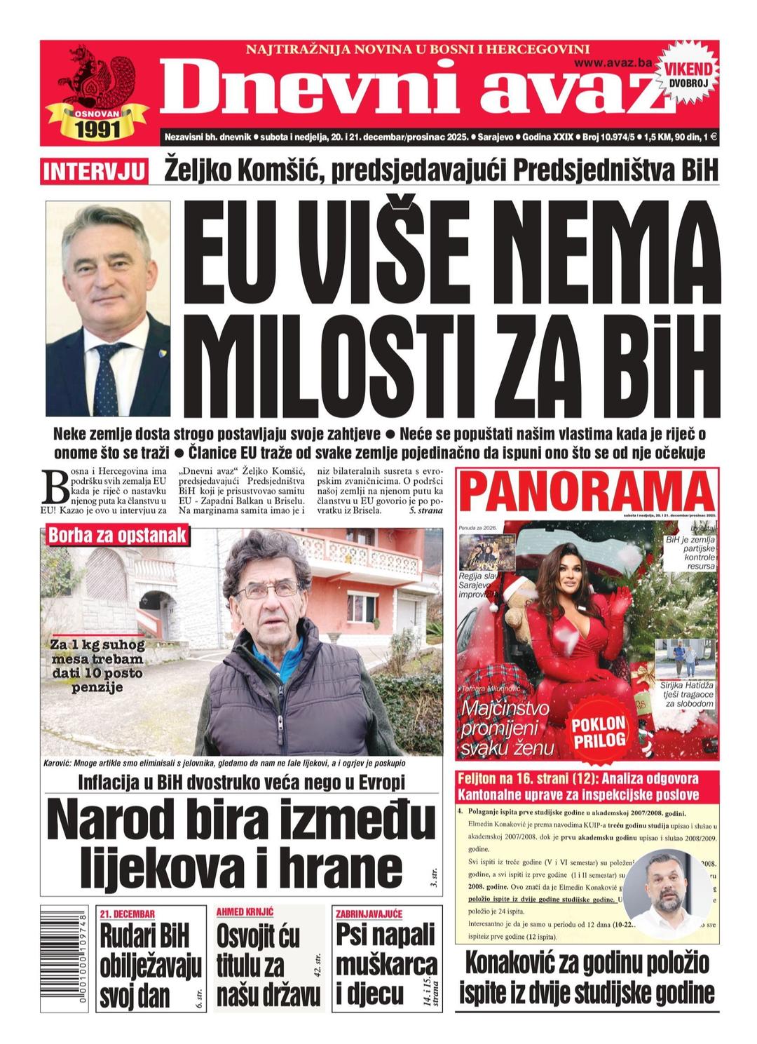 Dnevni avaz - Najnovije vijesti iz BiH i svijeta