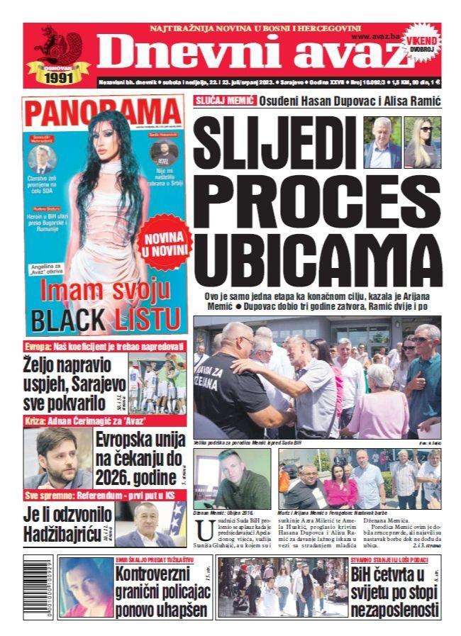 Dnevni avaz - Najnovije vijesti iz BiH i svijeta
