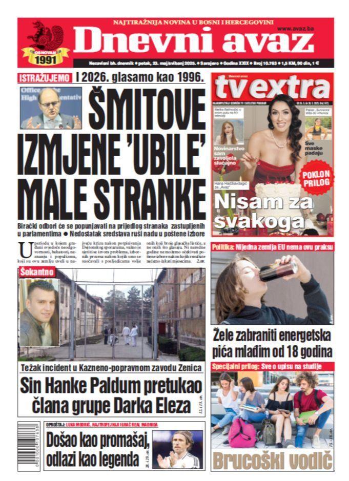Dnevni avaz - Najnovije vijesti iz BiH i svijeta