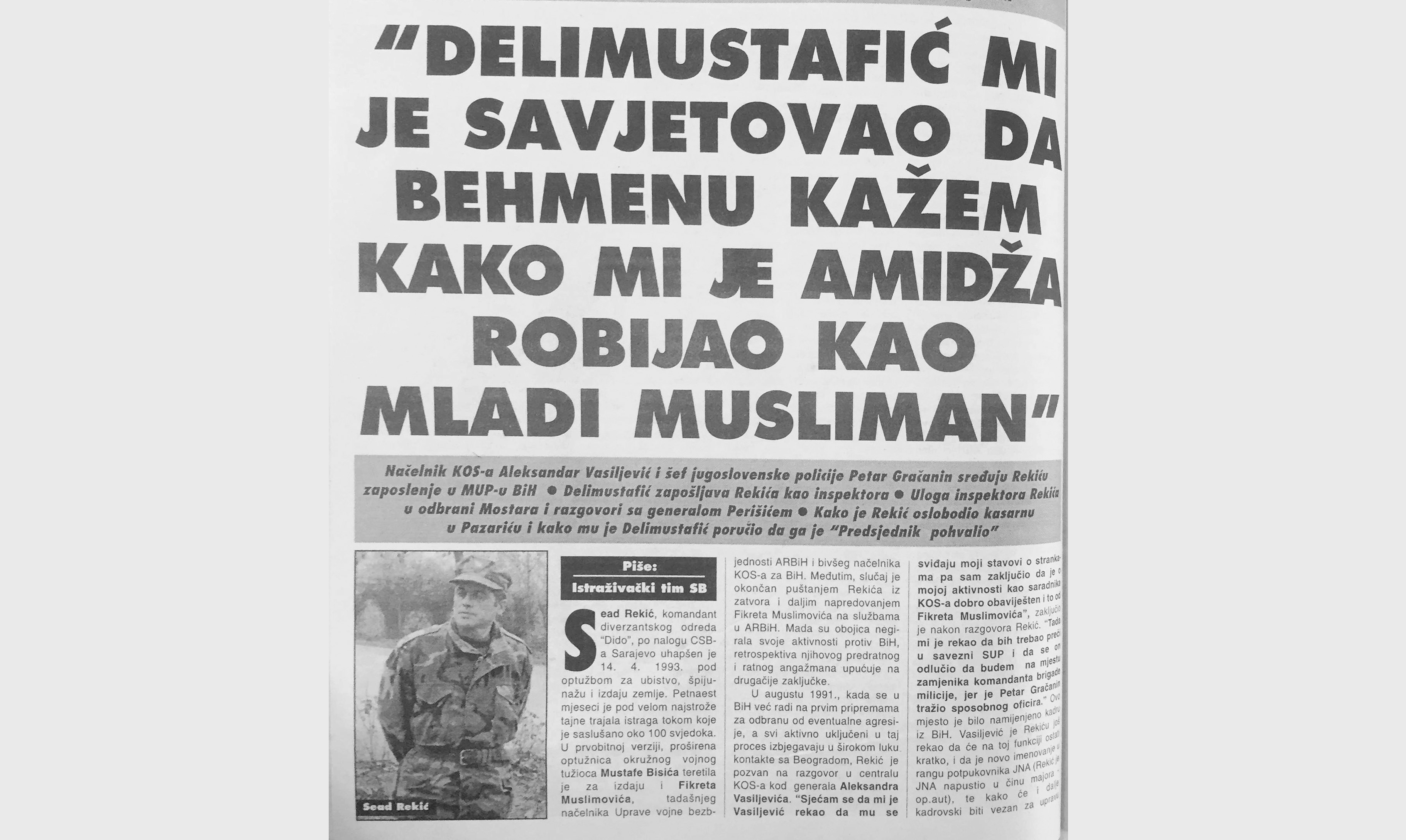 U centrali KOS-a, kod Ace Vasiljevića