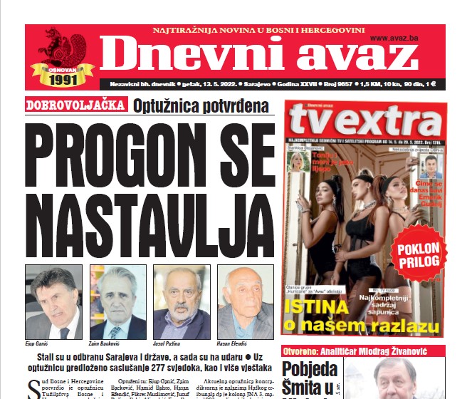 Dnevni Avaz Danasnje Novine Srebrenica