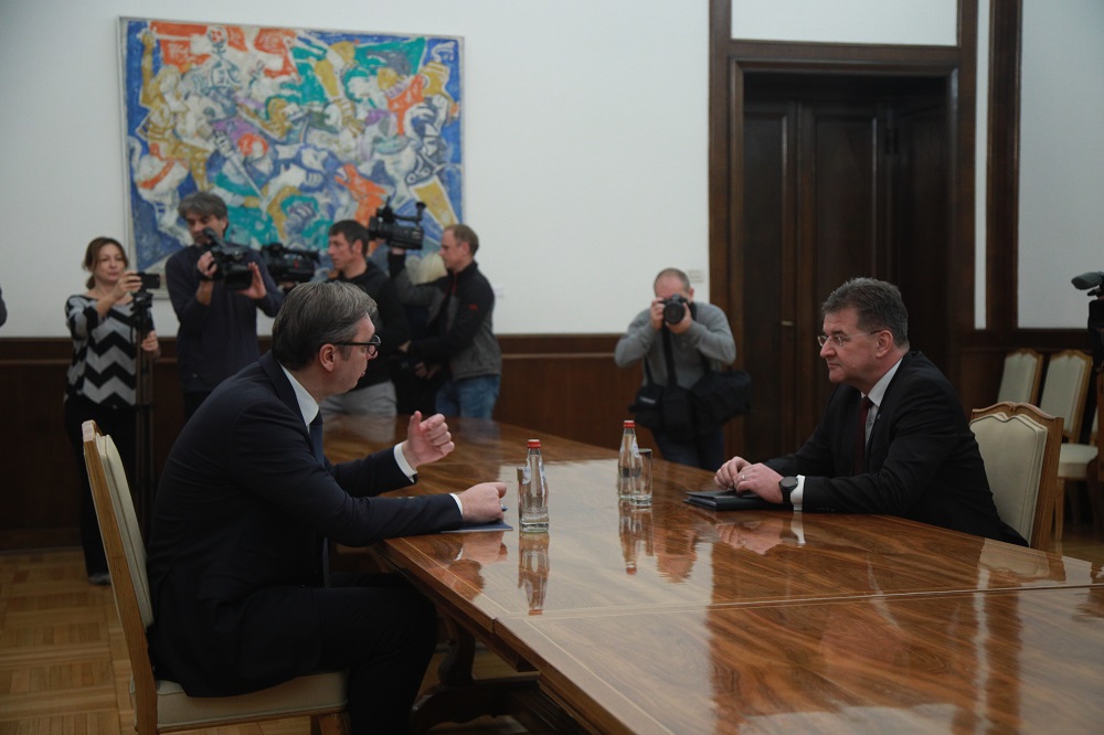 Vučić s Lajčakom: Naglašena je neophodnost primjene dogovora o ... Vučić s Lajčakom: Naglašena je neophodnost primjene dogovora o ...